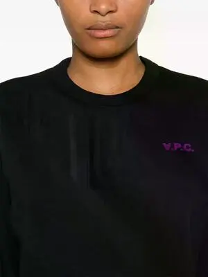 A.p.c. Flocked-logo Sweatshirt