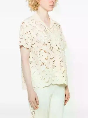 Moncler Floral Macramé Shirt