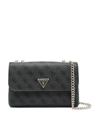 Guess Logo-plaque Shoulder Bag - Grey