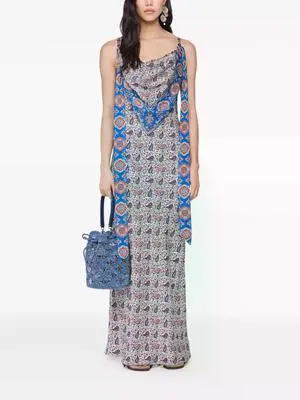 Rabanne Paisley-print Maxi Dress