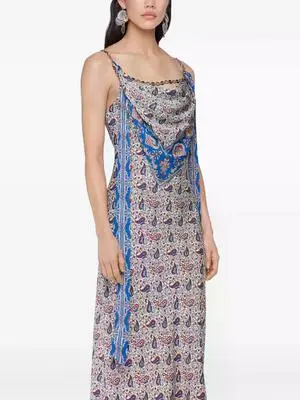 Rabanne Paisley-print Maxi Dress