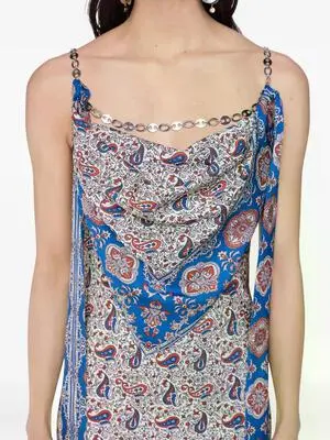 Rabanne Paisley-print Maxi Dress