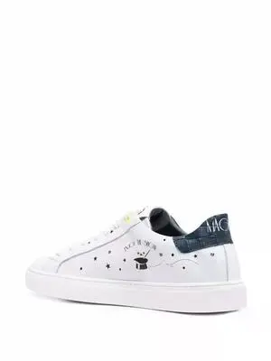 HIDE&JACK Logo-printed Leather Sneakers