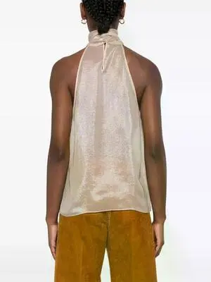 TOM FORD Pussy-bow Collar Sleeveless Blouse