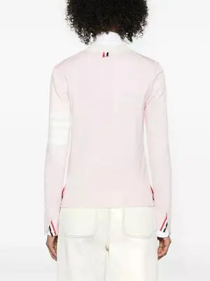 Thom Browne 4-bar Striped Fine-knitted Cardigan