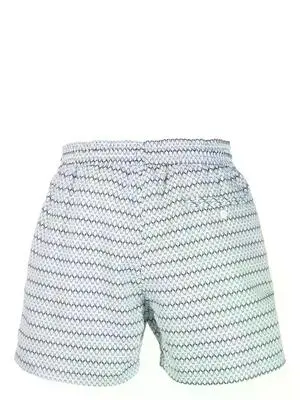 Frescobol Carioca Graphic-print Drawstring Swim Shorts
