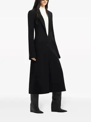 COURREGES Hyperbole Heritage Logo-appliqué Coat