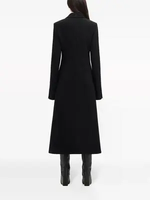 COURREGES Hyperbole Heritage Logo-appliqué Coat