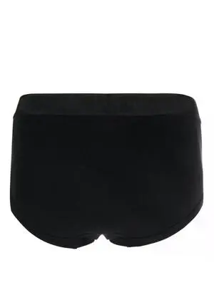 TOM FORD Logo-waist Cotton Briefs - Black