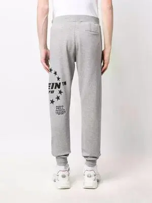 Philipp Plein Logo Drawstring Track Pants - Grey