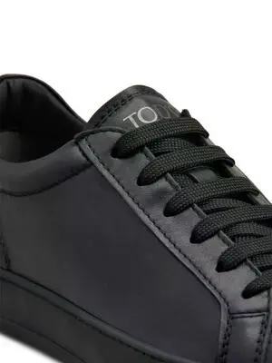 TOD'S Low-top Leather Sneakers - Black