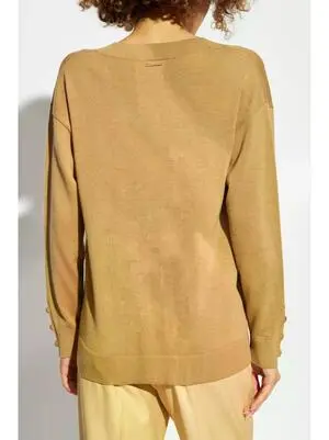 Michael Kors Fine Knit V-neck Jumper