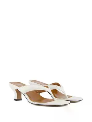 Paris Texas 55mm Portofino Sandals - White