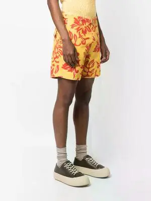 ERL Graphic-print Cotton Shorts
