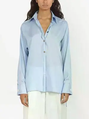 FERRAGAMO Button-front Satin Shirt