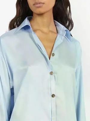 FERRAGAMO Button-front Satin Shirt