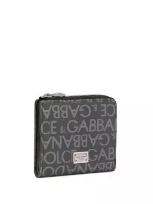 Dolce & Gabbana Logo-plaque Jacquard Wallet