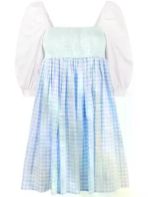 Pitusa Printed Babydoll Dress