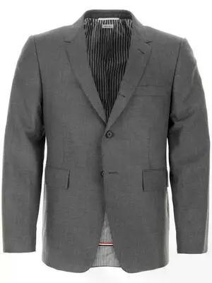 Thom Browne Super 120s Single-breasted Blazer - Grey
