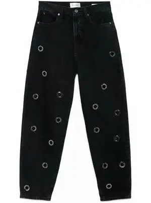 FRAME Narrow Grommet Jeans