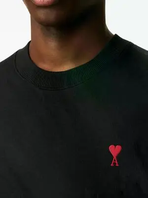 AMI Paris De Coeur" Sweatshirt - Black