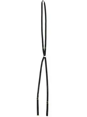 MAISON CLOSE Signature Logo-print Harness - Black