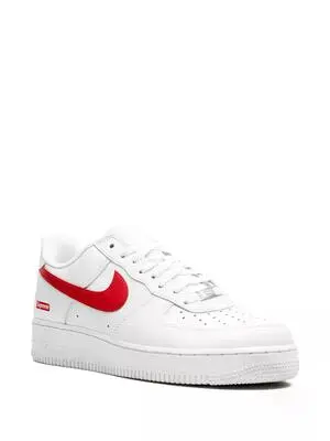 Nike X Supreme Air Force 1 Low Shanghai Sneakers - White