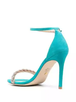 STUART WEITZMAN Sue 100mm Braided-strap Sandals