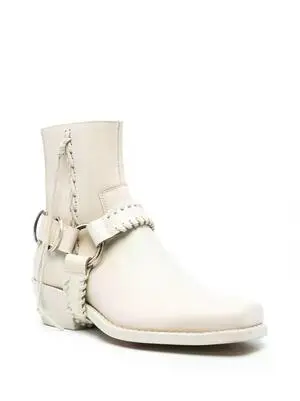 BUTTERO® Dalton 45mm Biker Boots - Neutrals