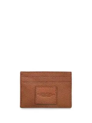 Marc Jacobs The Card Case Leather Card Holder - Brown