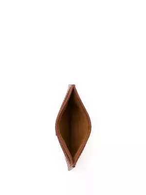 Marc Jacobs The Card Case Leather Card Holder - Brown