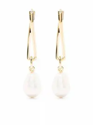 MISSOMA Baroque Pearl-twist Drop Earrings - Gold
