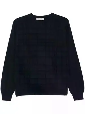 Canali Merino Wool Jacquard Sweater