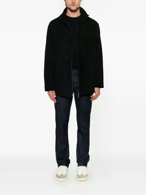 Canali Merino Wool Jacquard Sweater