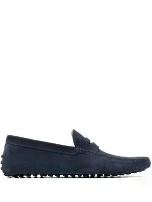 TOD'S Gommino Stud-sole Loafers - Blue