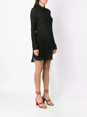 AMIR SLAMA Crinkle-finish Shirt Dress