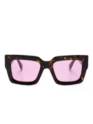 Off-White Square-frame Sunglasses - Brown