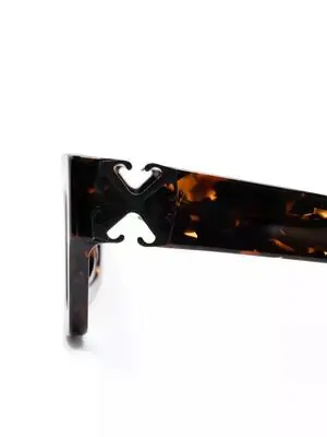 Off-White Square-frame Sunglasses - Brown