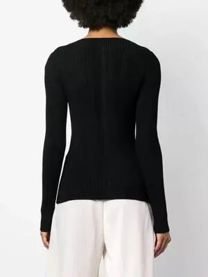 PATOU Long-sleeve Knitted Top