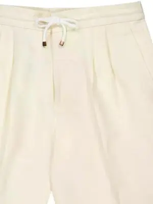 Brunello Cucinelli Drawstring Trousers - Neutrals
