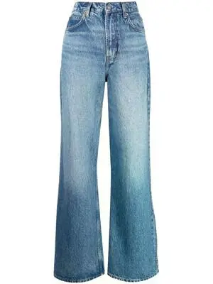 REFORMATION Cary High-rise Wide-leg Jeans
