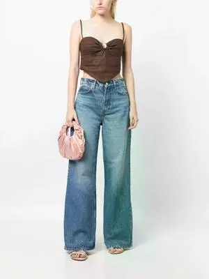 REFORMATION Cary High-rise Wide-leg Jeans