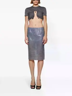 Christopher Esber Viva Mesh Midi Skirt