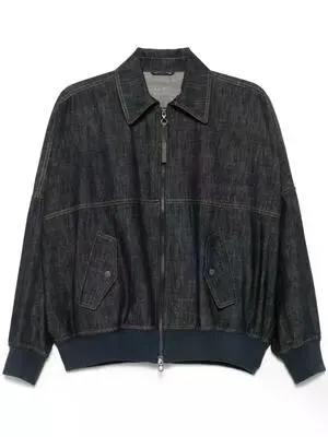 Brunello Cucinelli Denim Bomber Jacket