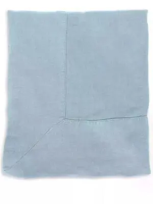 ONCE MILANO Rectangular Linen Tablecloth - Blue