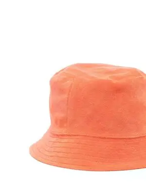 Moncler Logo-patch Reversible Bucket Hat - Orange