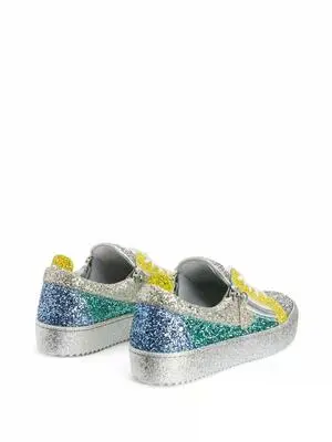 GIUSEPPE ZANOTTI Gail Glitter Sneakers - Grey