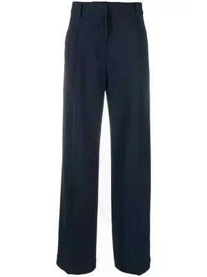 Michael Kors Wide-leg Tailored Trousers - Blue