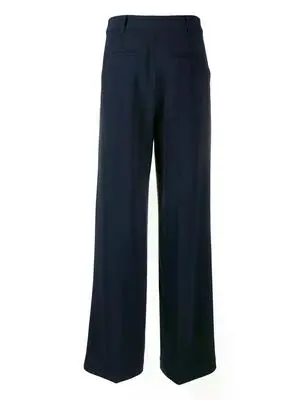 Michael Kors Wide-leg Tailored Trousers - Blue