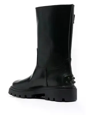 TOD'S Buckle-detail Leather Boots